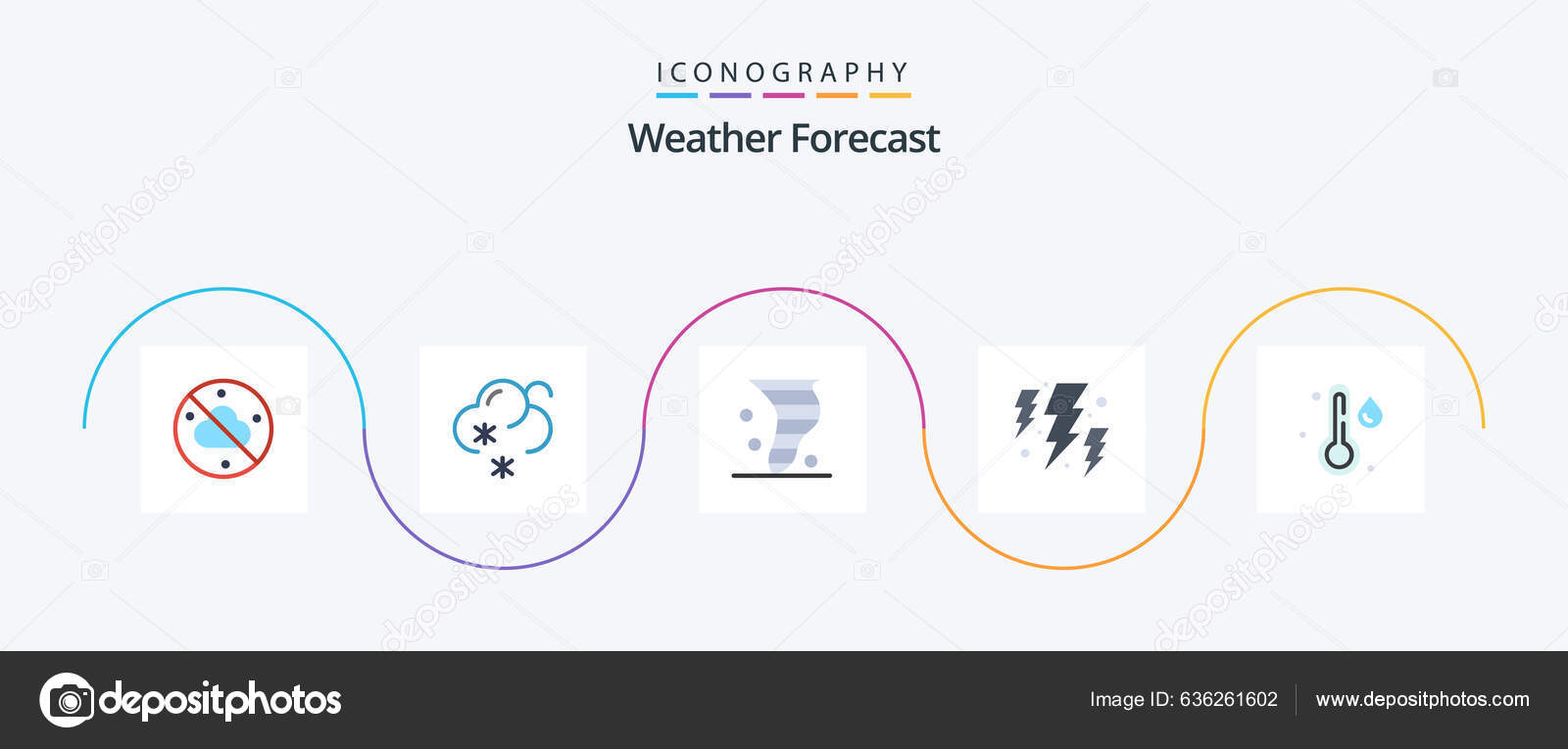 Weather Flat Icon Pack Including Weather Rain Climate Weather Energy ...