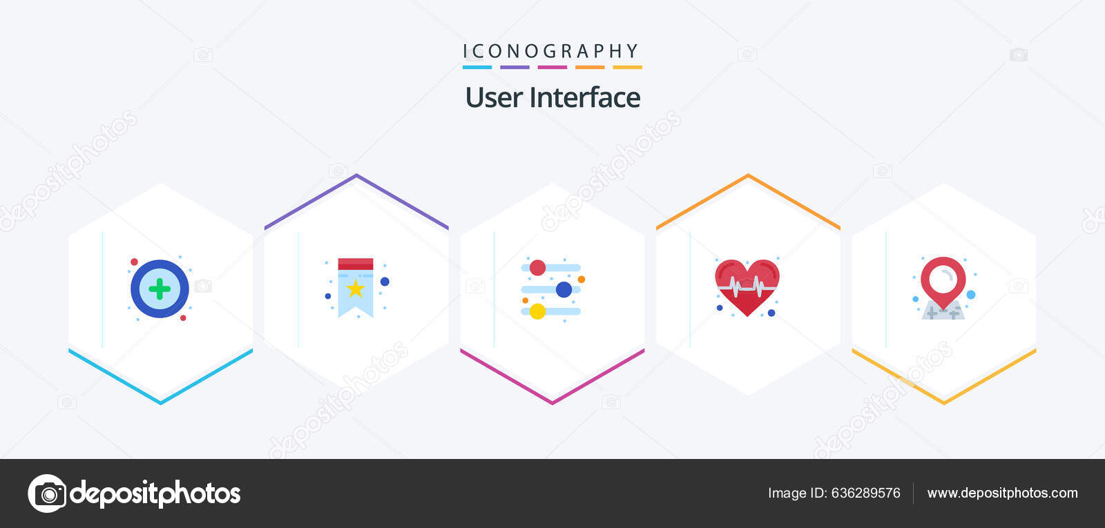 User Interface Flat Icon Pack Including Health Map Stock Vector by ... User Interface Flat Icon Pack Including Health Map Stock Vector by ...