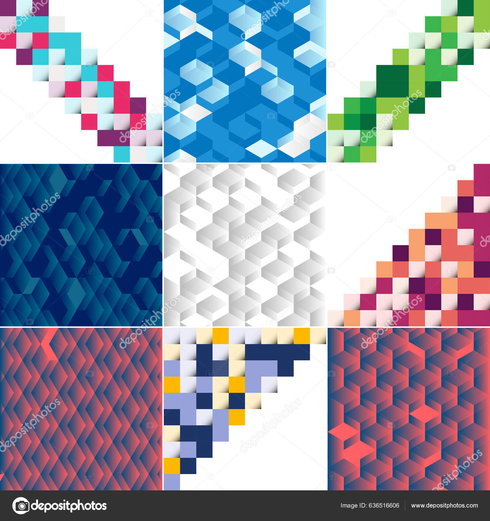 Vector Background Illustration Abstract Texture Featuring Squares ...