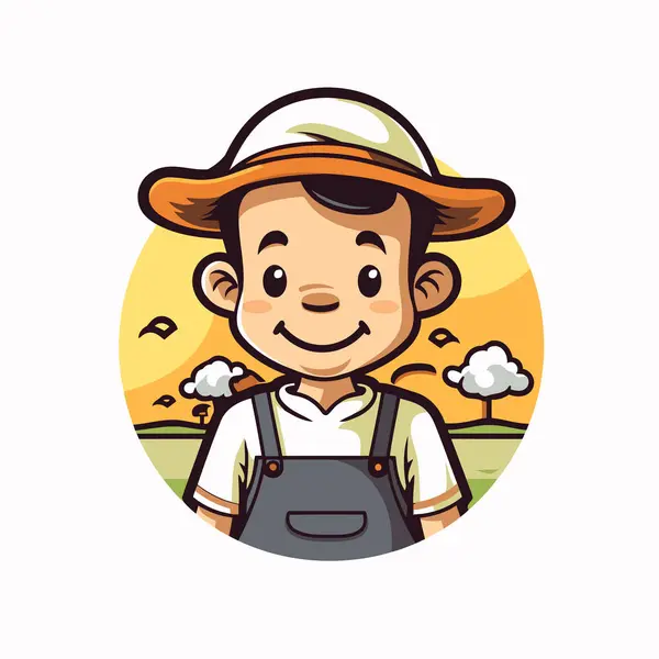 6,731,209 Feliz dibujo animado granjero Vector Images | Depositphotos