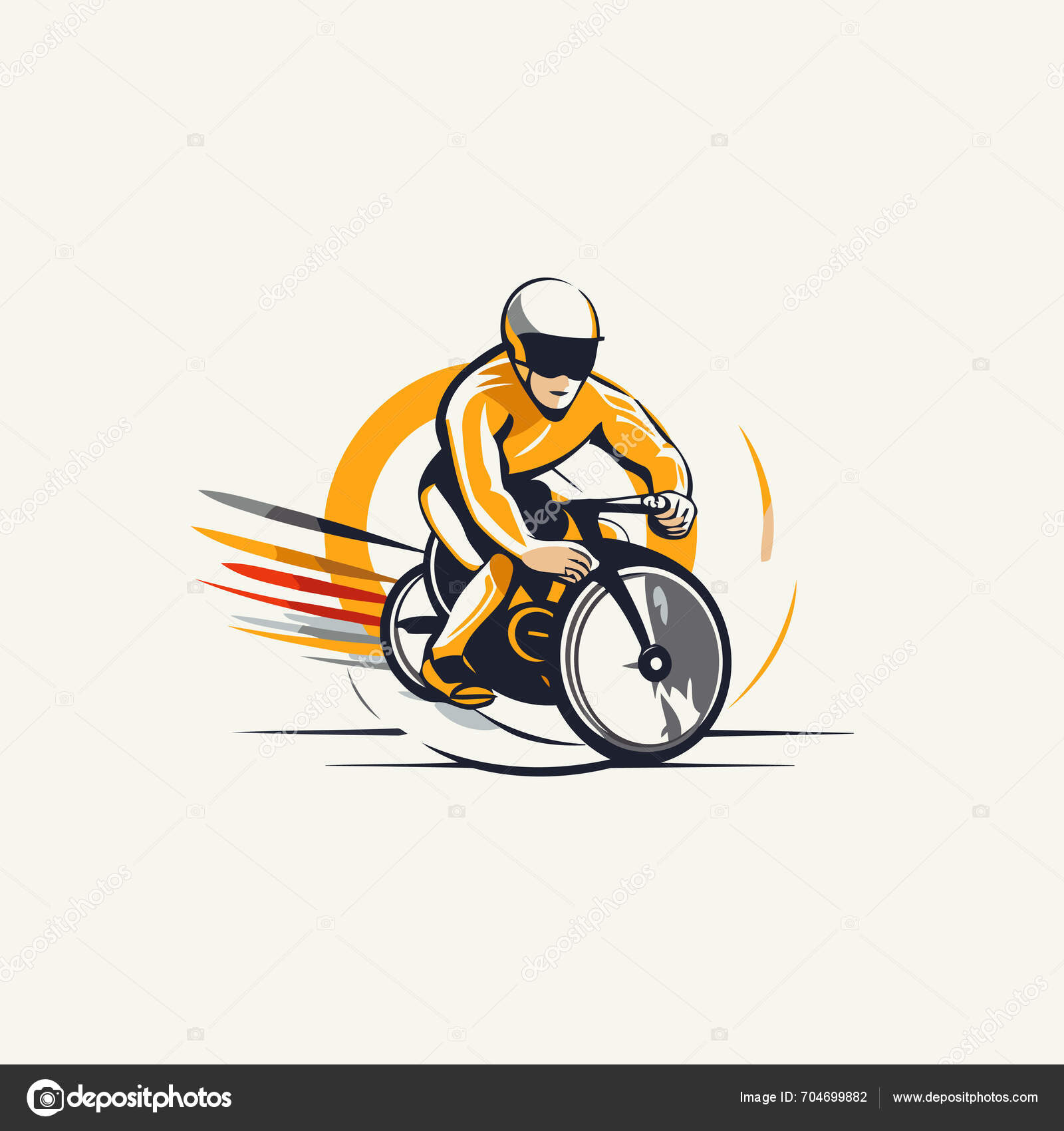Wheelchair Rider Vector Logo Design Template Wheelchair Driver ...