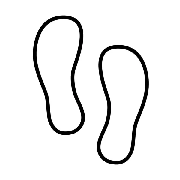 Shoe Print Outline Clipart