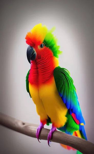 Colorful Parrots Wallpaper
