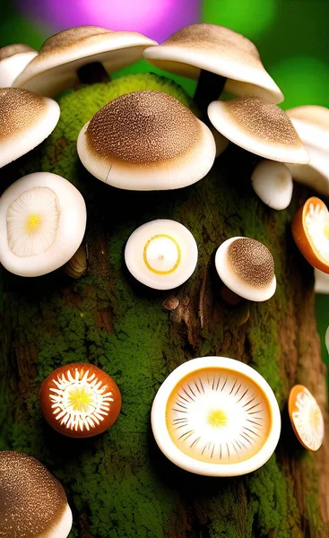 Beautiful calm mushroom nature mycelium Stock Photos, Royalty Free ...