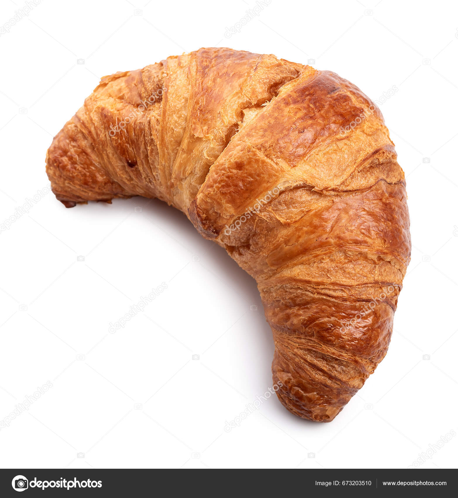 Croissant White Background Fresh Bakery Stock Photo by ©nataliyaschmidt ...