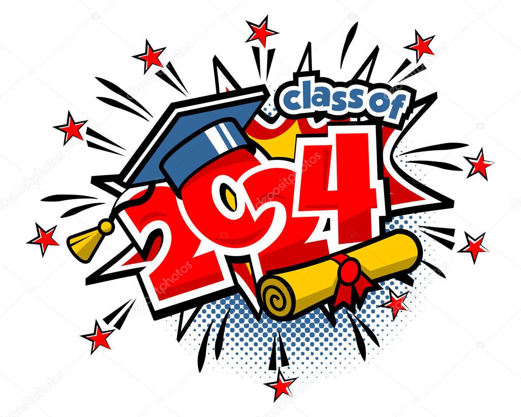 Clase De Graduación De 2024 Clipart