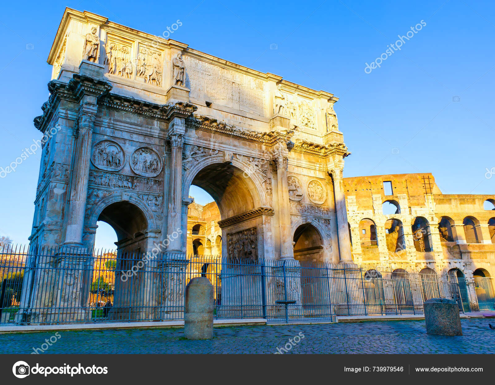 Arco Constantino Arco Triunfal Gran Ejemplo Obras Maestras ...