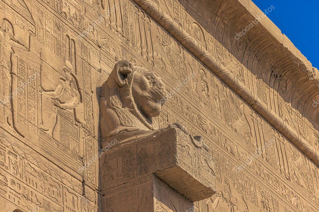 Dendera, Egypt - November 17, 2021: The great ancient Egyptian temple ...