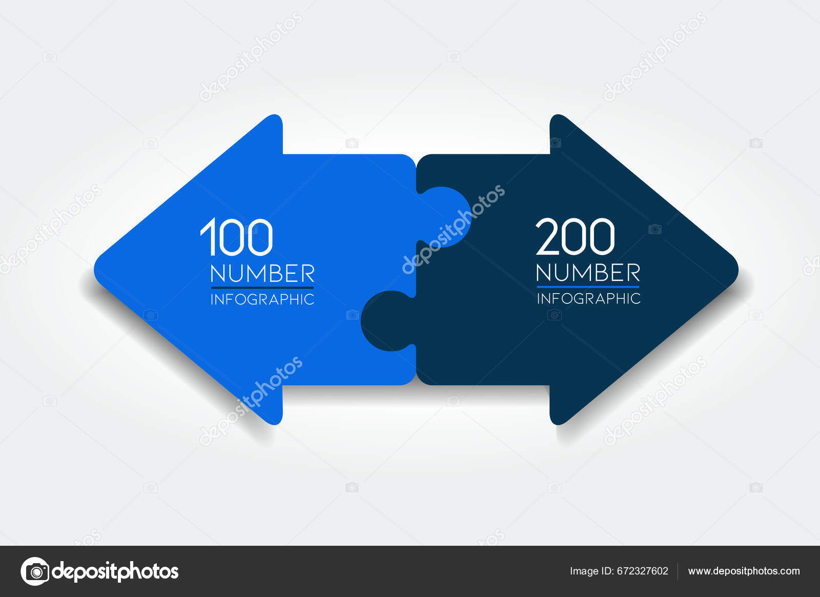 Seta Infográfico Quebra Cabeça Gráfico Esquema Diagrama Vetor de ©Kubko ...