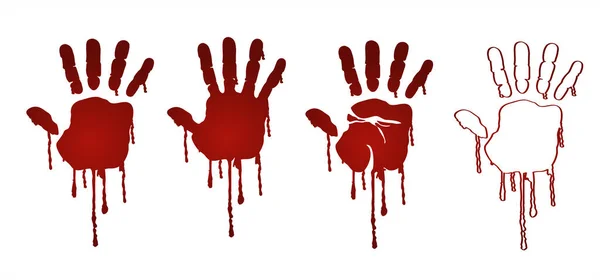 Dripping Bloody Handprint