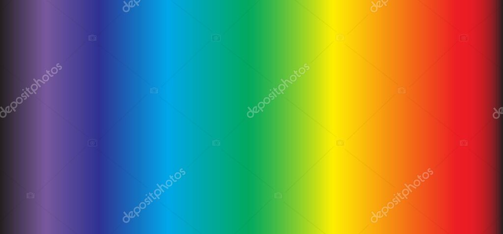Espectro visible, arco iris. Luz del espectro, visible para el ojo ...