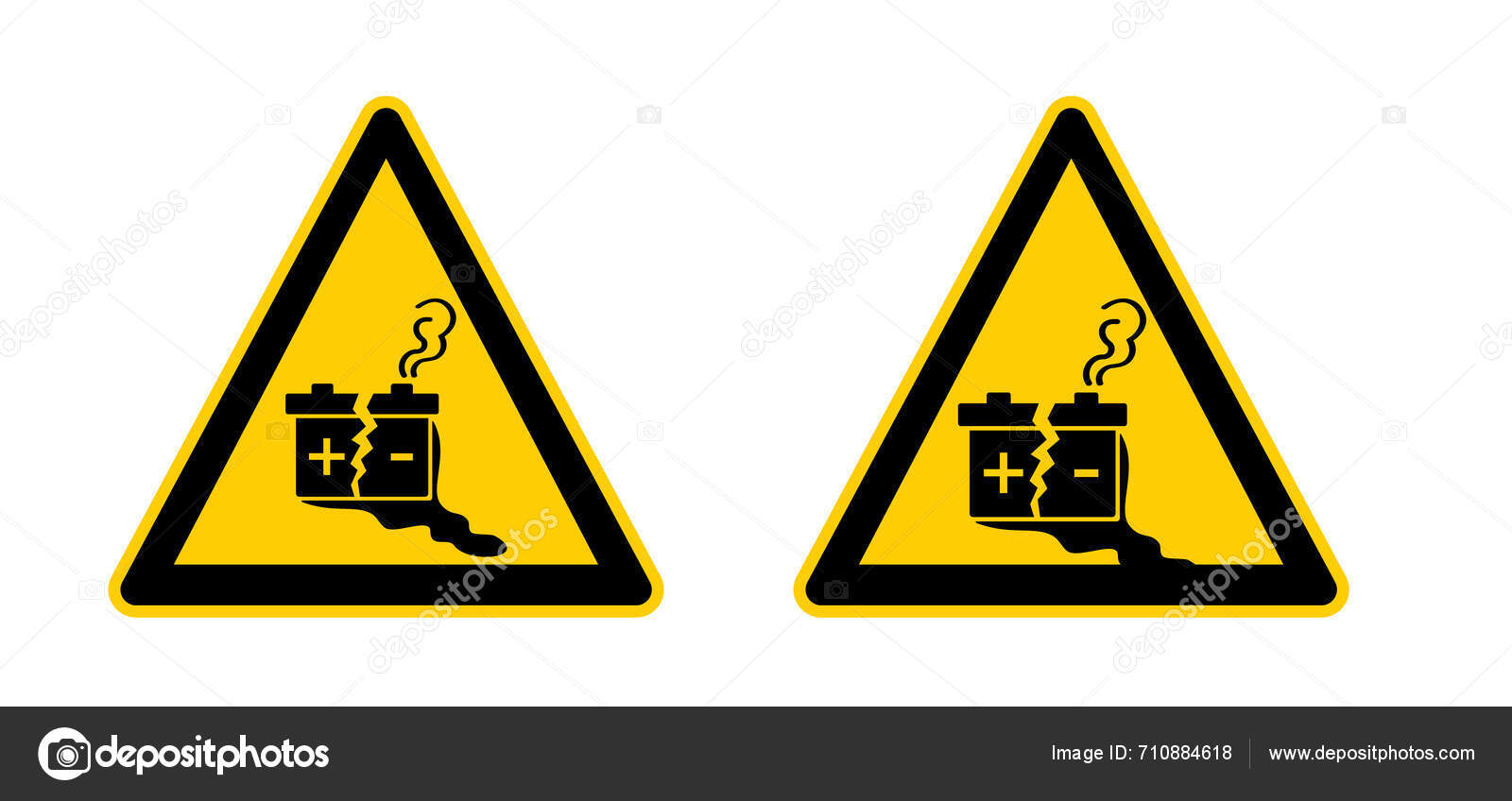 Stop Battery Acid Leaking Batteries Electrical Voltage Warning ...