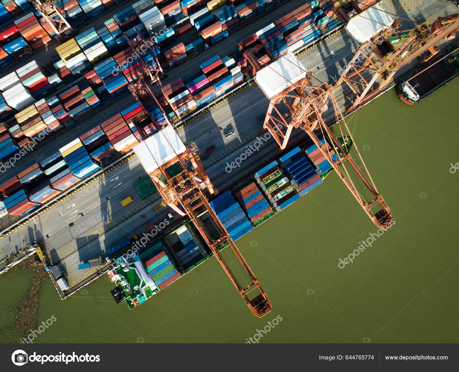 Shenzhen China Circa 2022 Aerial View Chiwan Port Shenzhen City – Stock ...