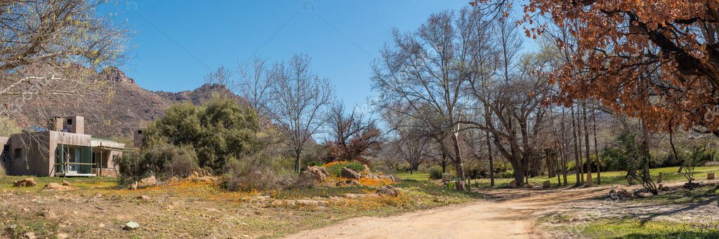 KROMRIVIER, SUDÁFRICA - SEP 6, 2022: Una vista panorámica del complejo ...