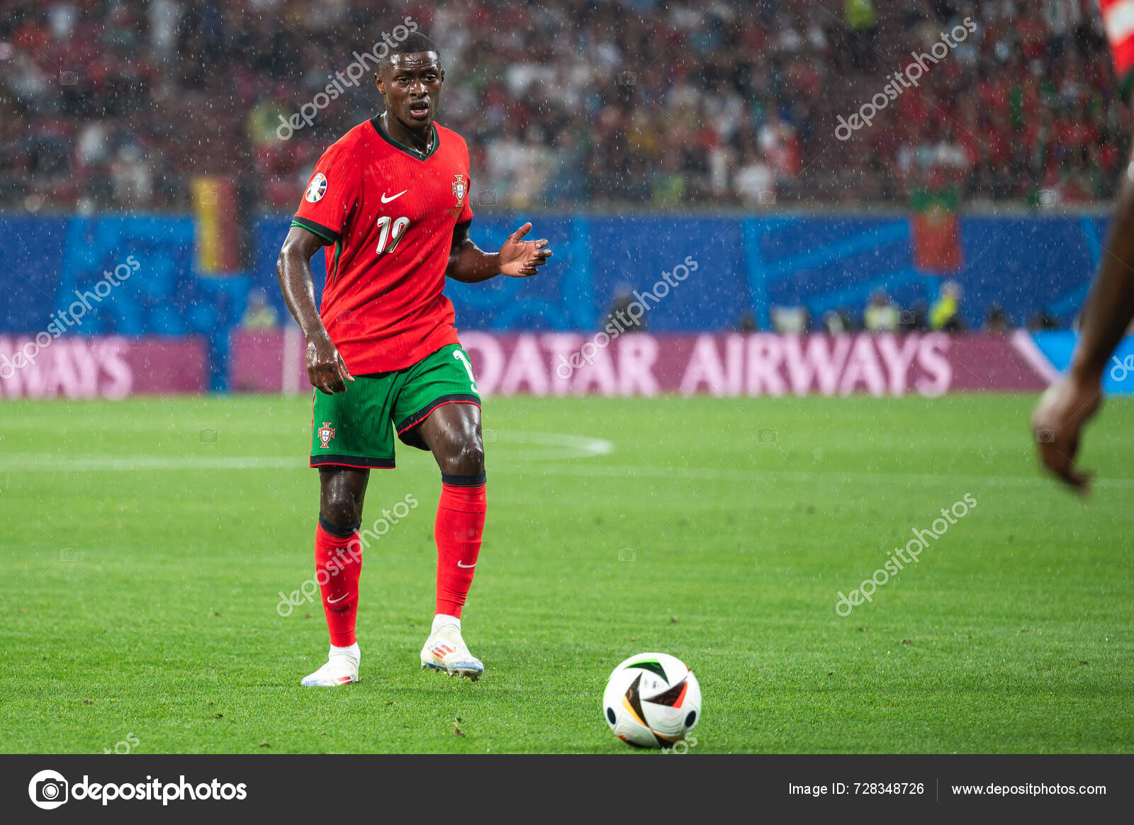 Leipzig Tyskland Juni 2024 Euro 2024 Gruppe Matcher Portugal Mod ...