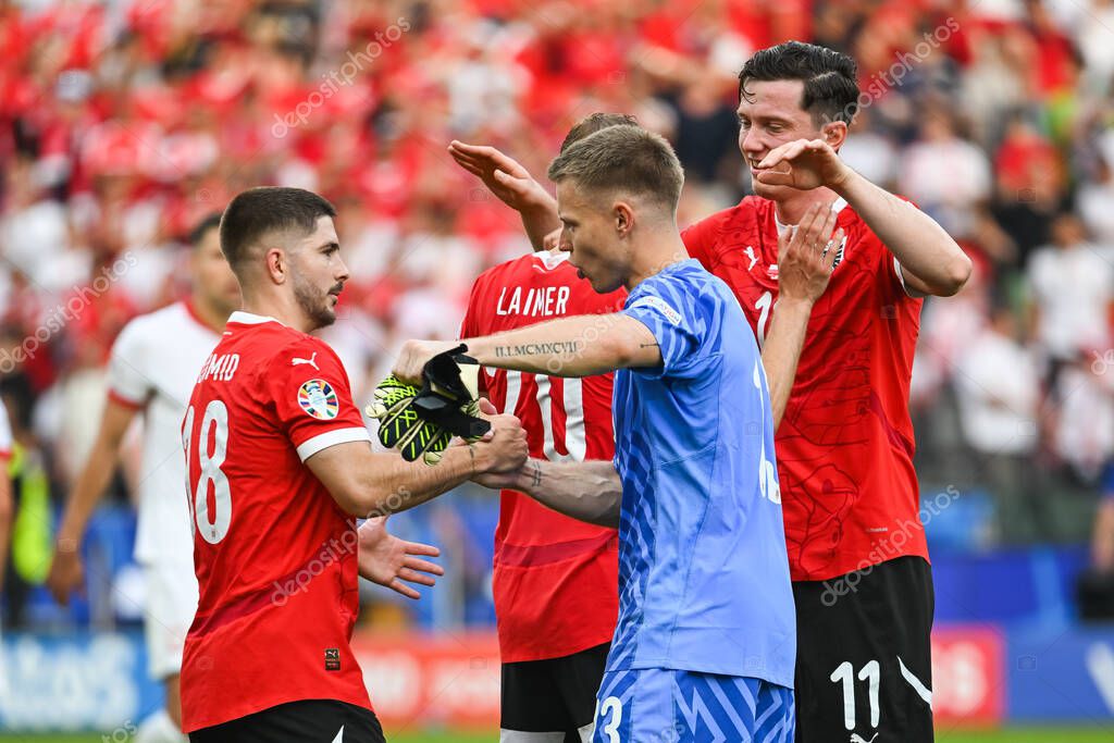 Berlín Alemania Junio 2024 Euro 2024 Partido Del Grupo Polonia — Foto ...