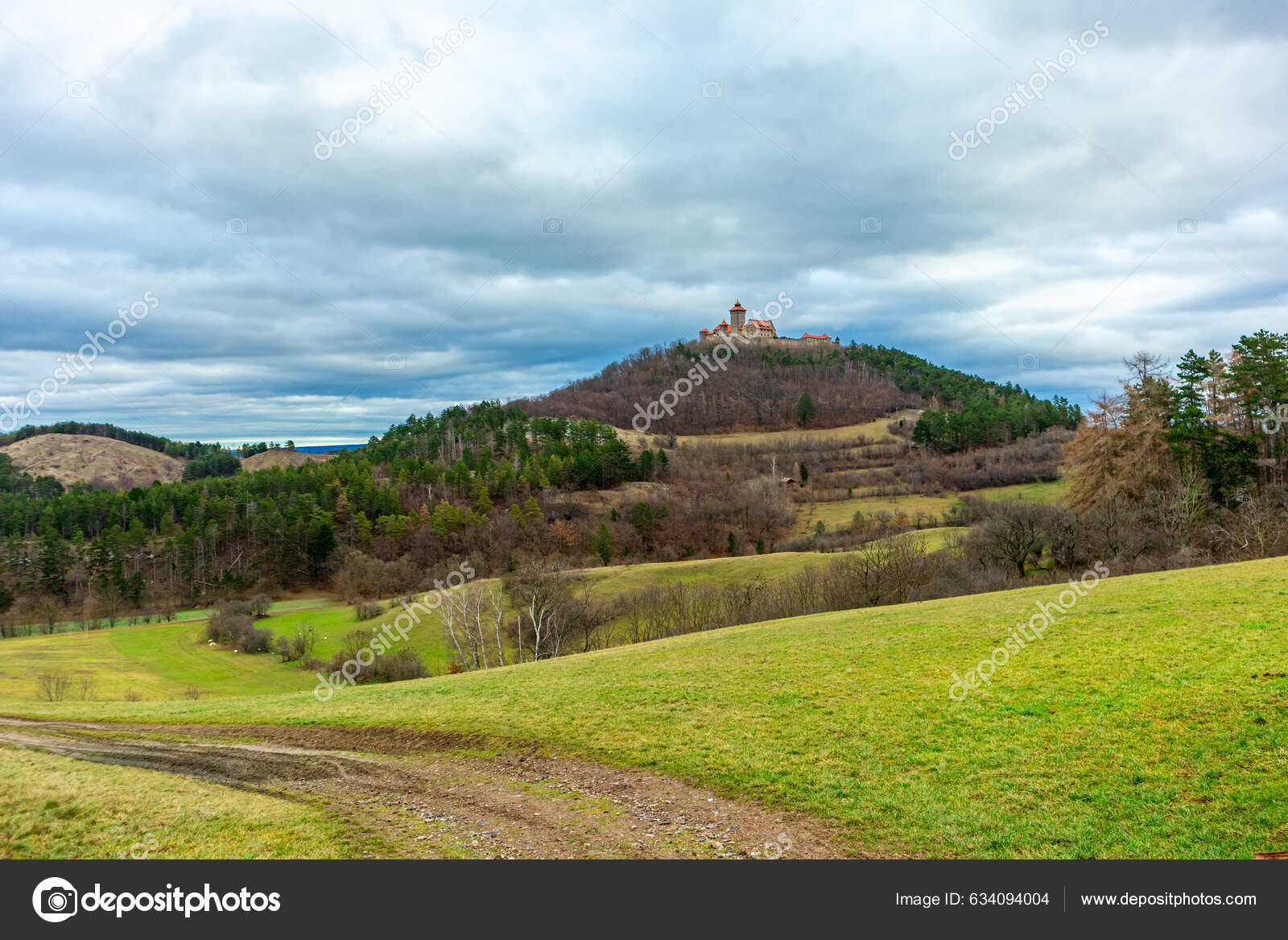 Short Hike Beautiful Drei Gleichen Thuringian Basin Drei Gleichen ...