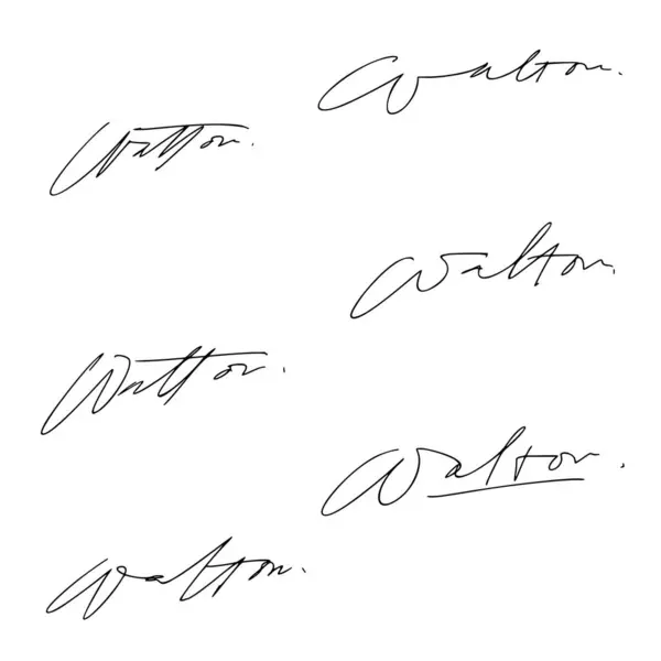 Letter Abstract Signature Ideas Vector Alpha Channel Abstract Signature ...