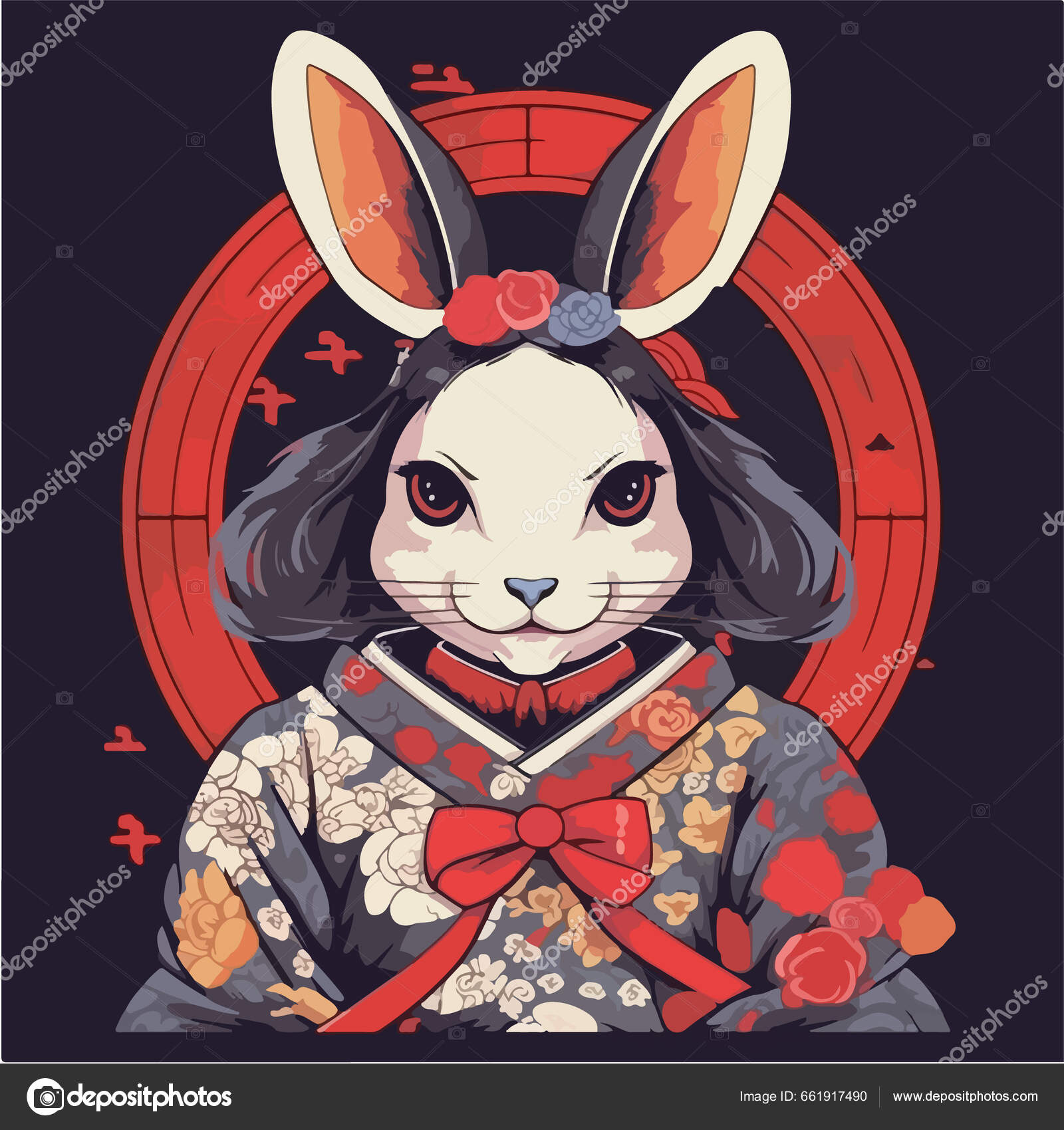 Japanese Rabbit Print