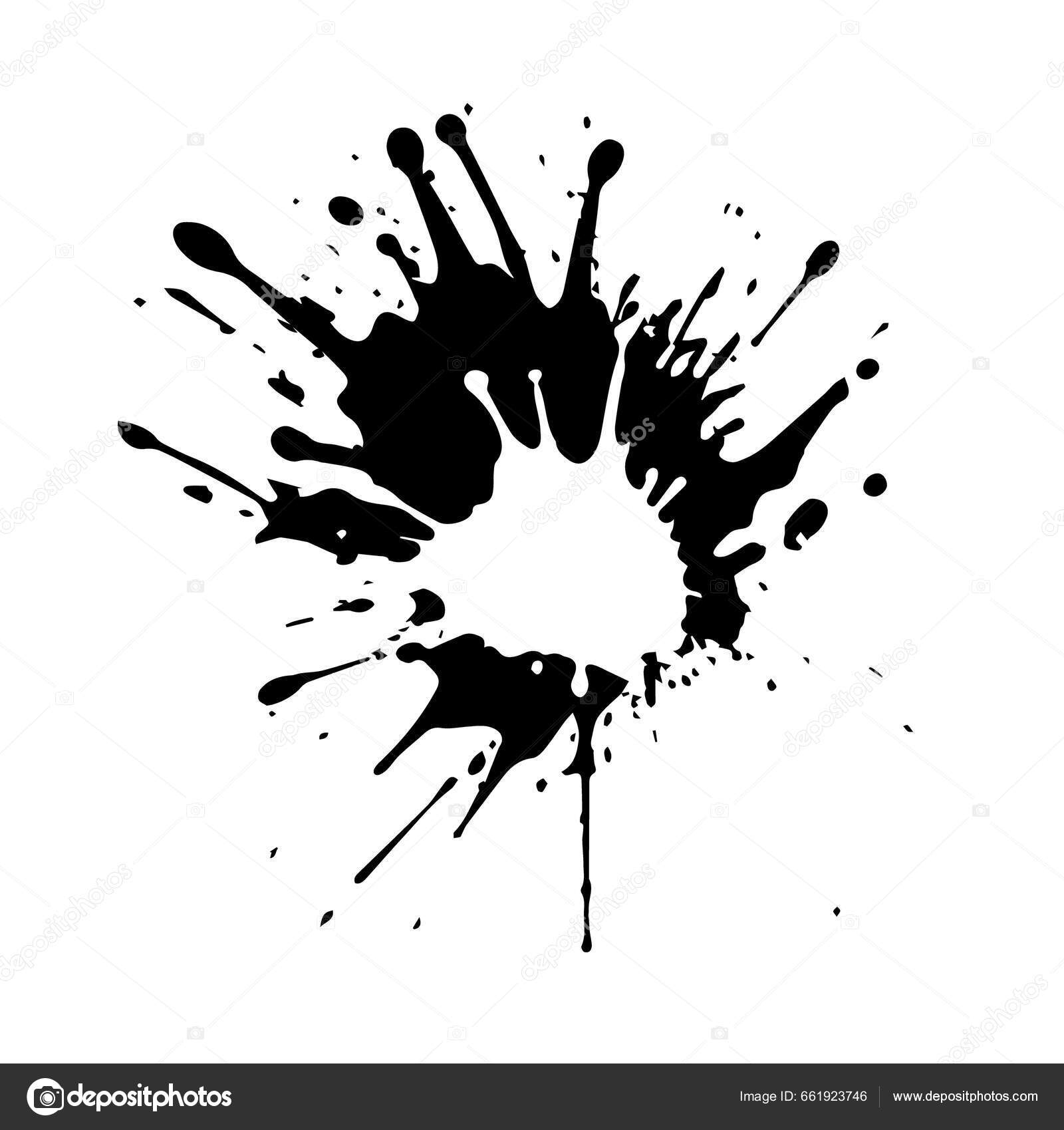 Ink Splatter Vector Illustration