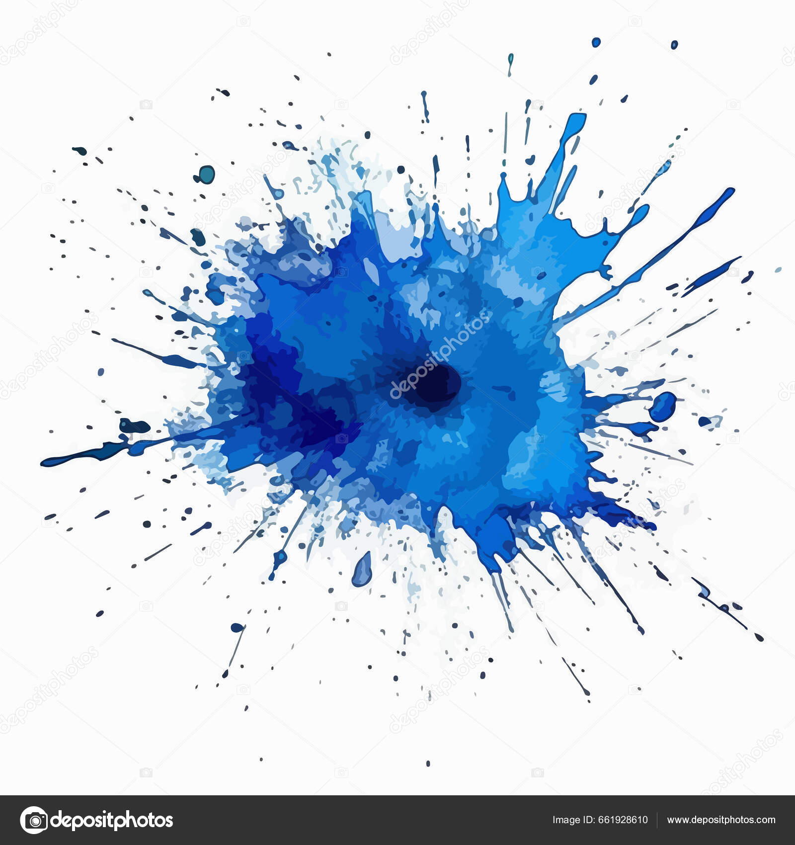 Blue Paint Splatter Stock Free Colorful Paint Splatter Image