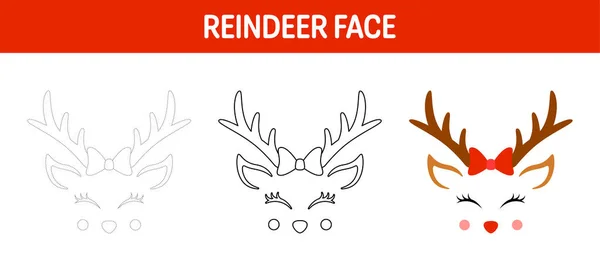 Rudolph Face Template