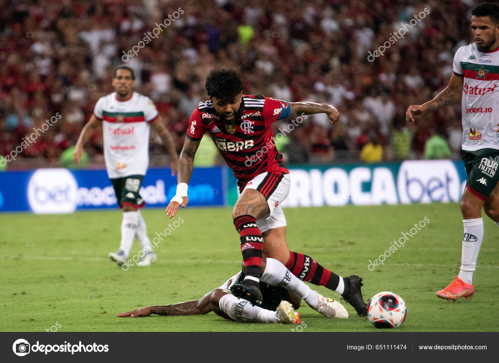 Rio Janeiro 2023 Gabigol Flamengo Match Flamengo Portuguesa Valid First ...