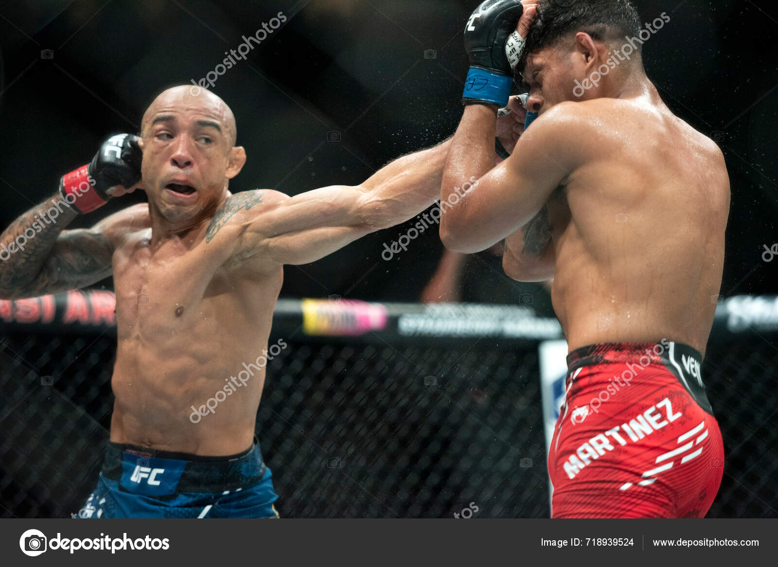 Rio Janeiro 2024 Ufc 301 Pantoja Erceg Lucha Entre Martínez — Foto ...