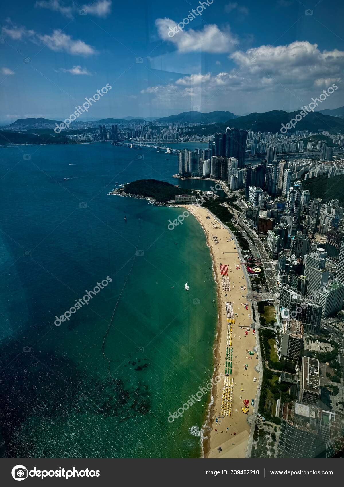 Busan South Korea Aug 2024 Vew Busan City Busan Sky — Stock Editorial ...