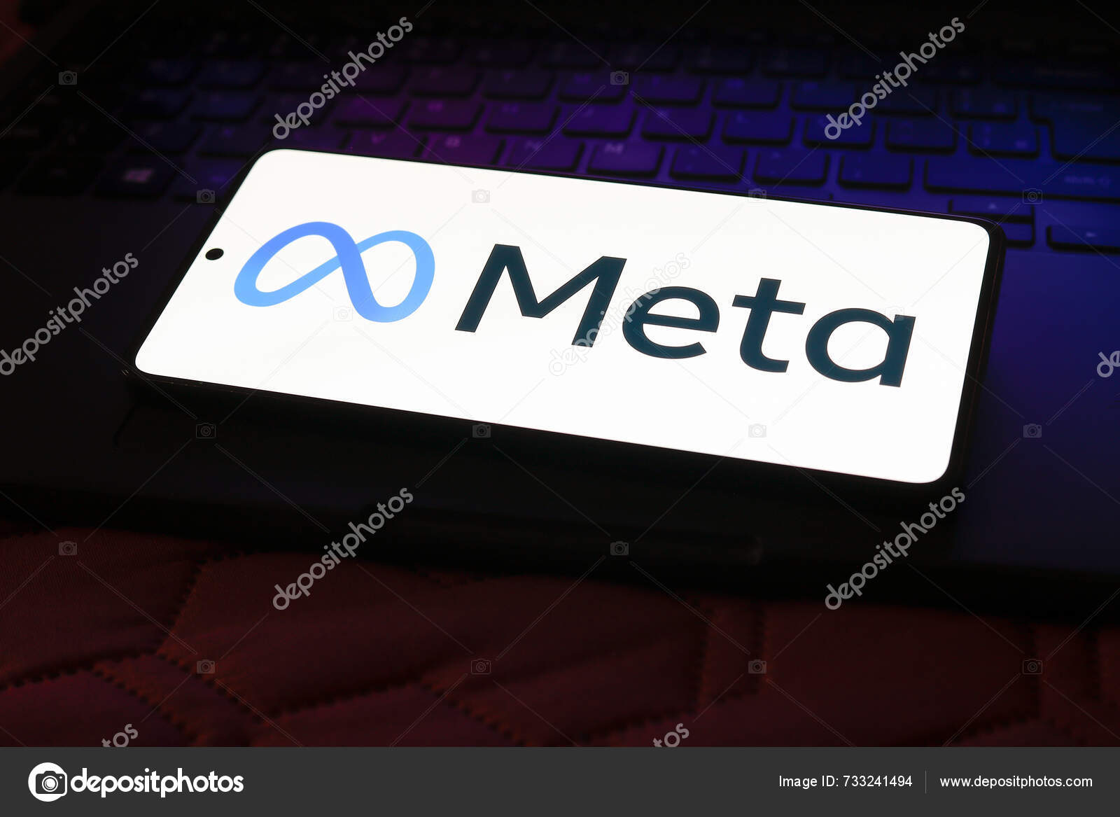 July 2024 Paraguay Photo Illustration Meta Platforms Inc Logo Displayed — Stock Editorial Photo ...
