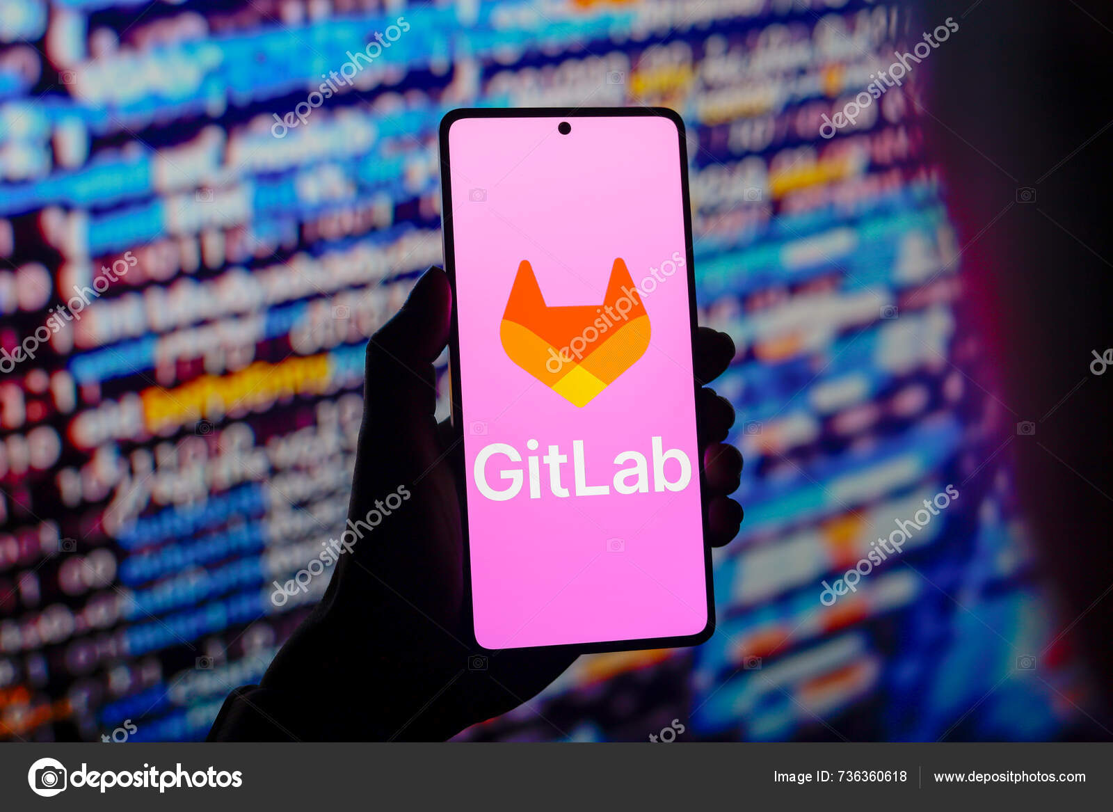 August 2024 Paraguay Photo Illustration Gitlab Logo Displayed ...