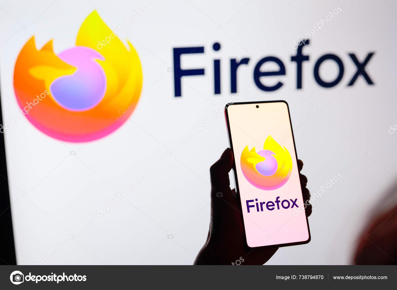 August 2024 Paraguay Photo Illustration Mozilla Firefox Web Browser ...