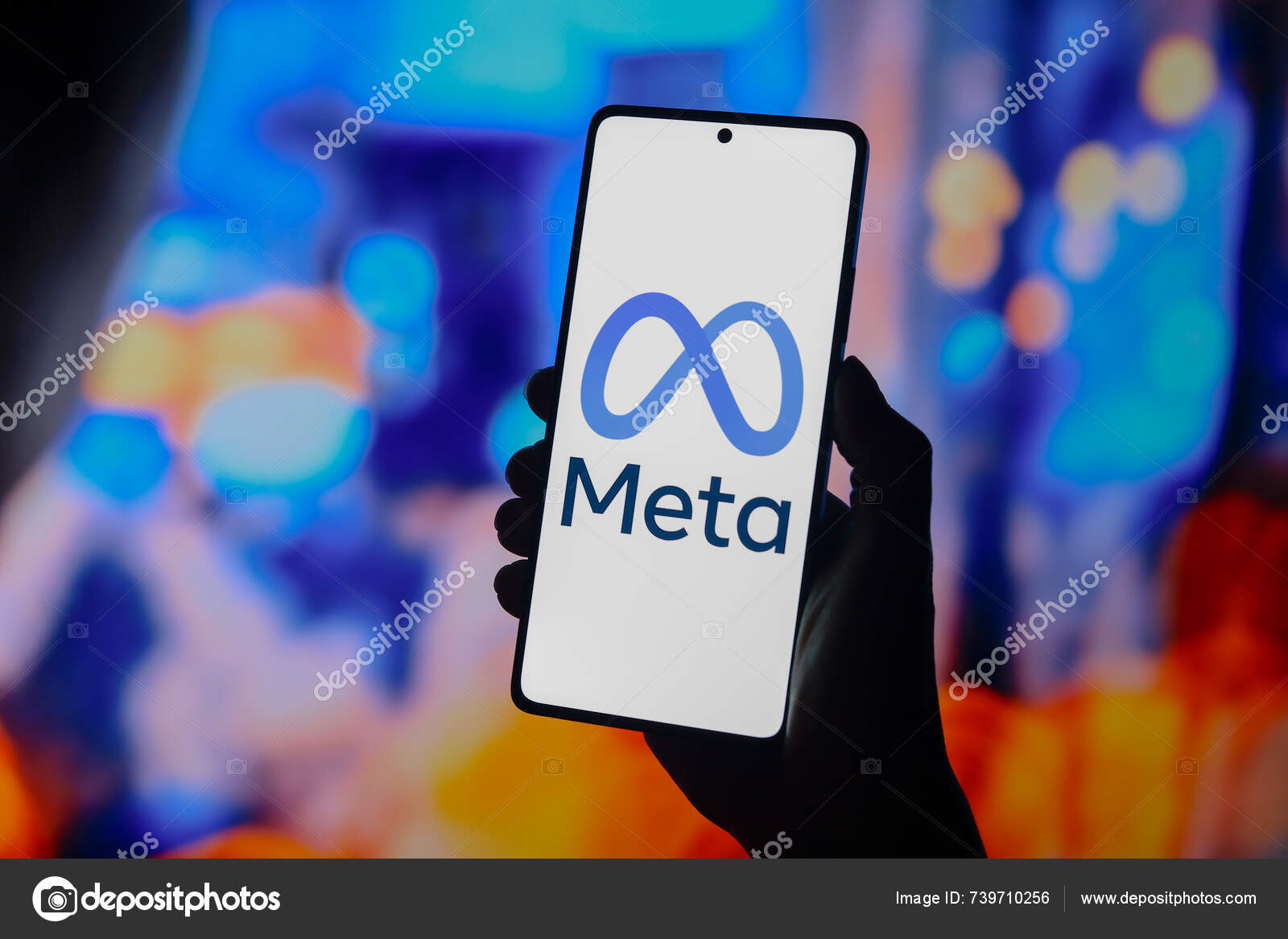 August 2024 Paraguay Photo Illustration Meta Platforms Inc Logo Displayed — Stock Editorial ...