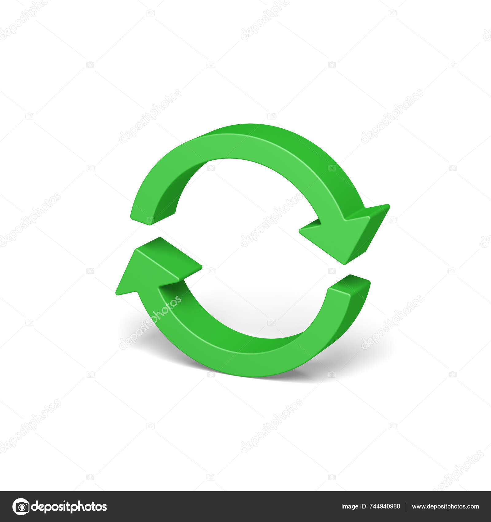 Refresh Icon Reload Arrow Isolated Illustration — Stock Photo ... Refresh Icon Reload Arrow Isolated Illustration — Stock Photo ...