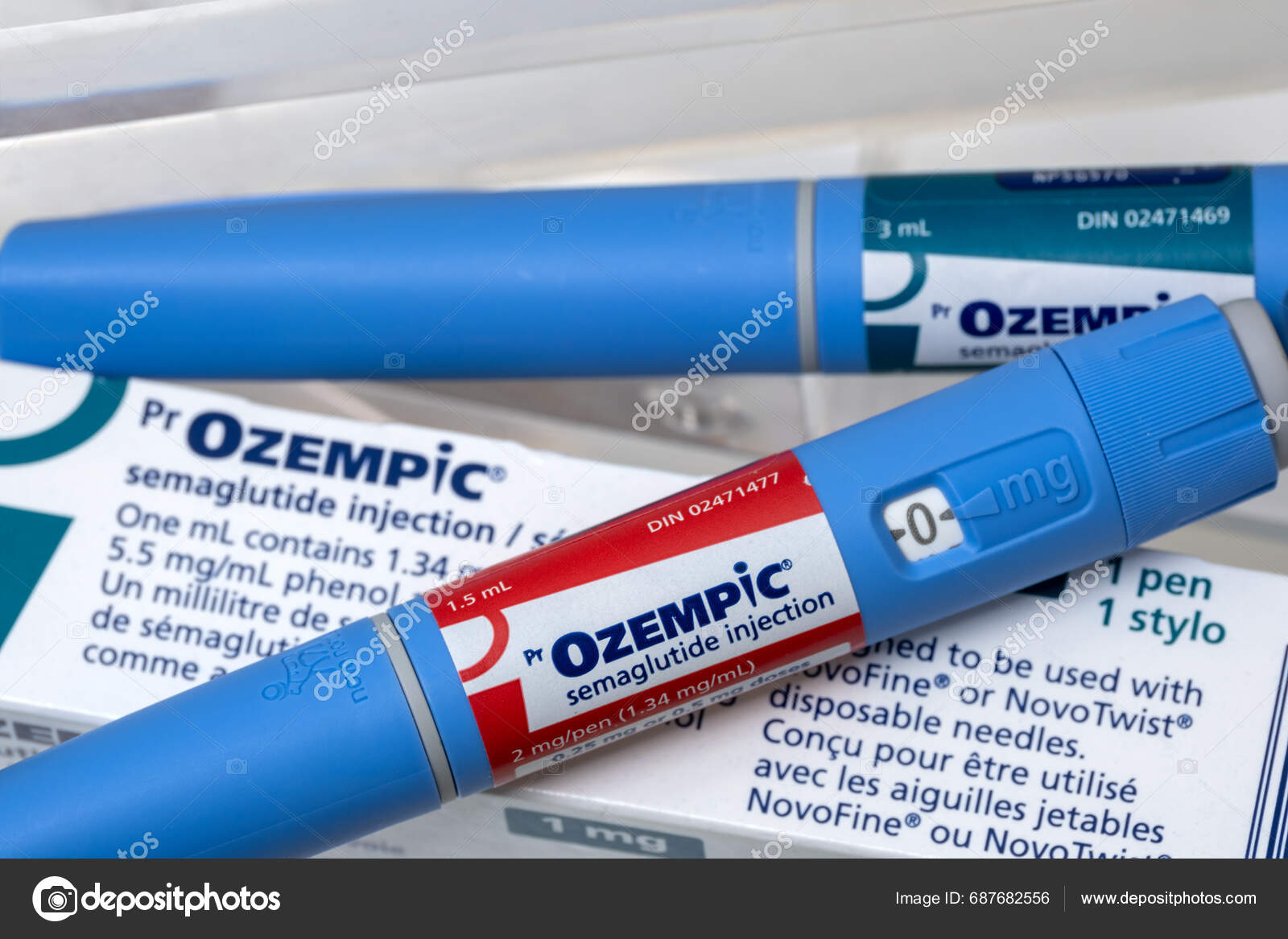 Montreal November 2023 Ozempic Semaglutide Injection Pens Box Ozempic ...