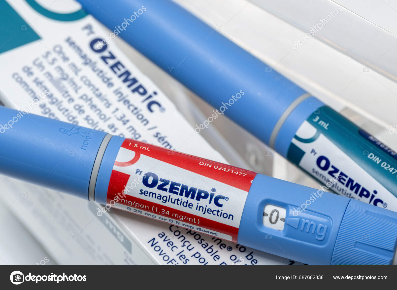 Montreal November 2023 Ozempic Semaglutide Injection Pens Box Ozempic ...