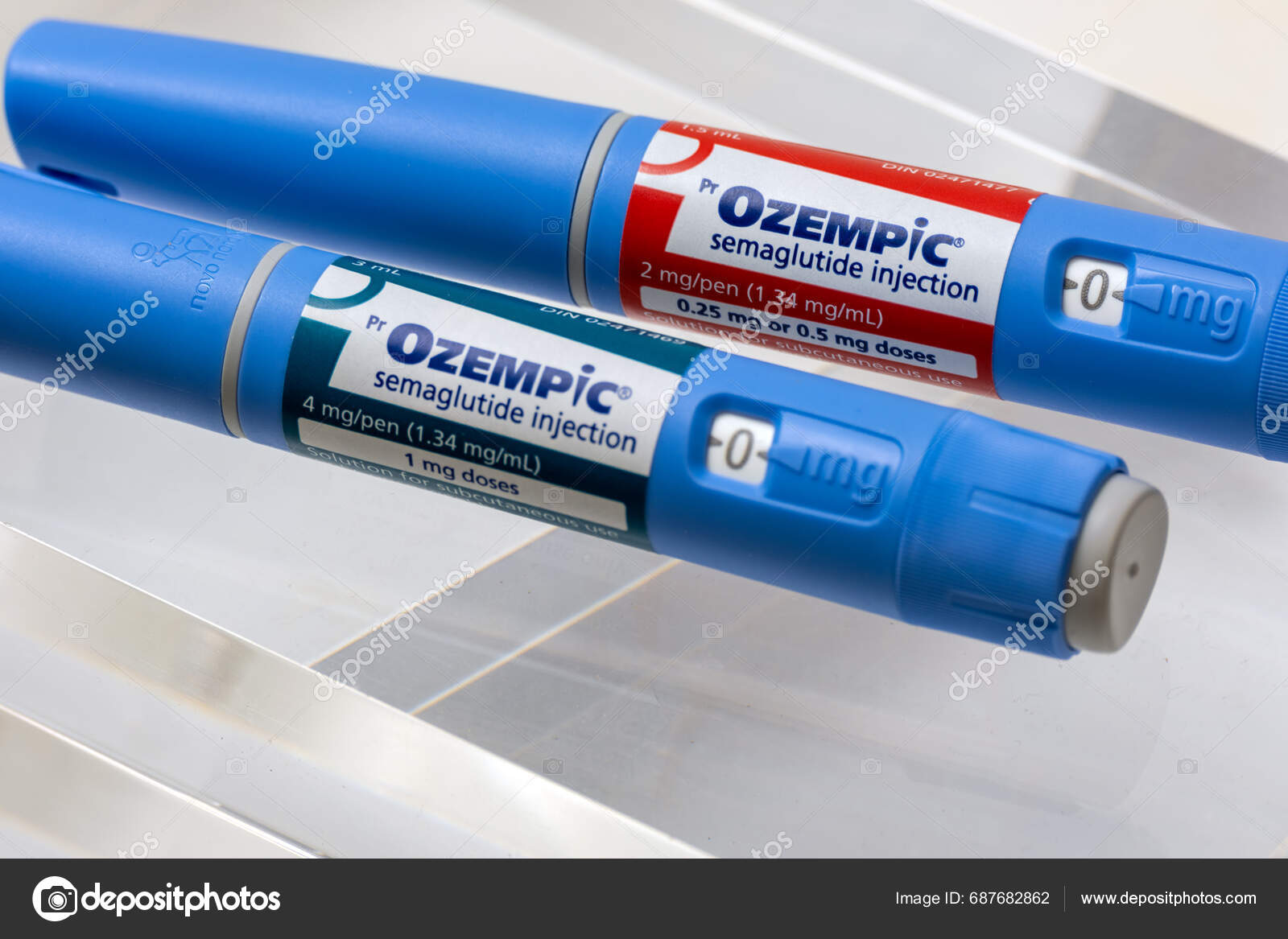 Montreal Noviembre 2023 Plumas Inyección Semaglutida Ozempic Ozempic ...