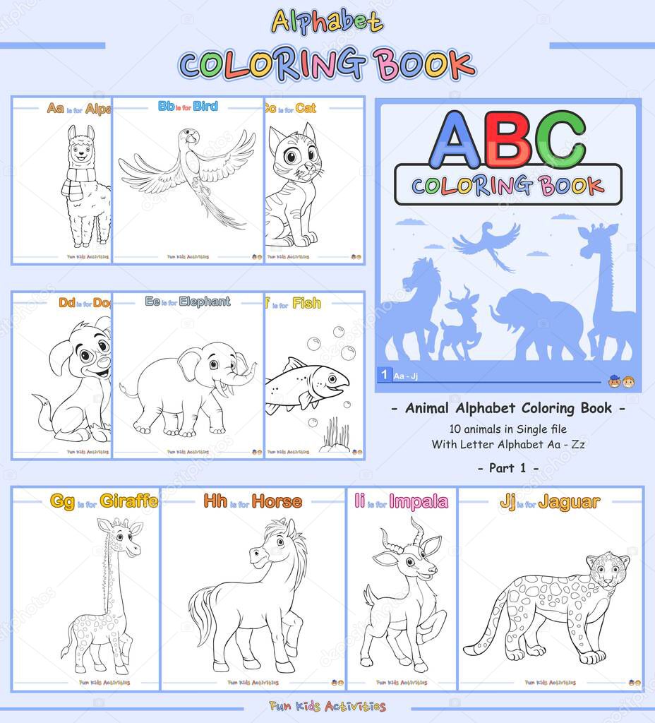 Libro para colorear paquete de animales nivel básico 1.10 animales ...