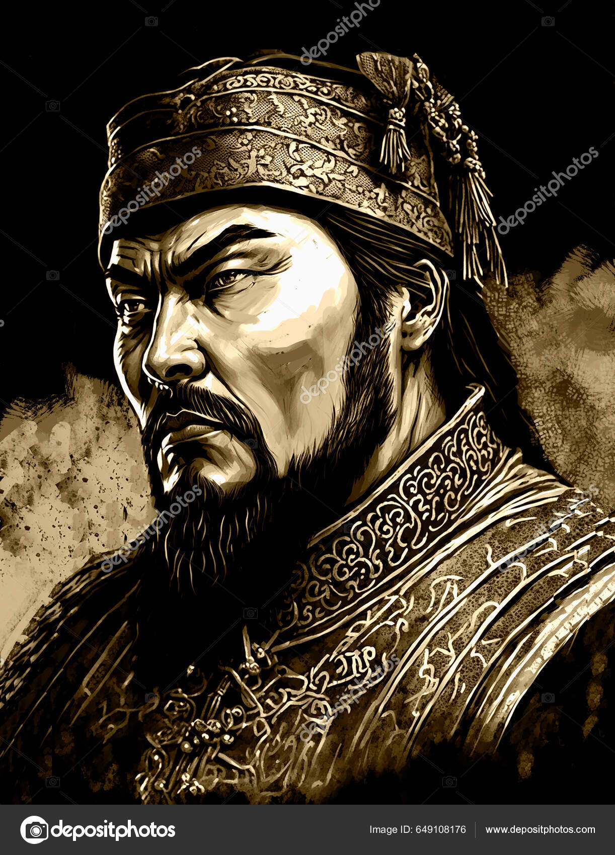Series Genghis Khan Mongol Commanders Jebe Jebei One Most Prominent ...