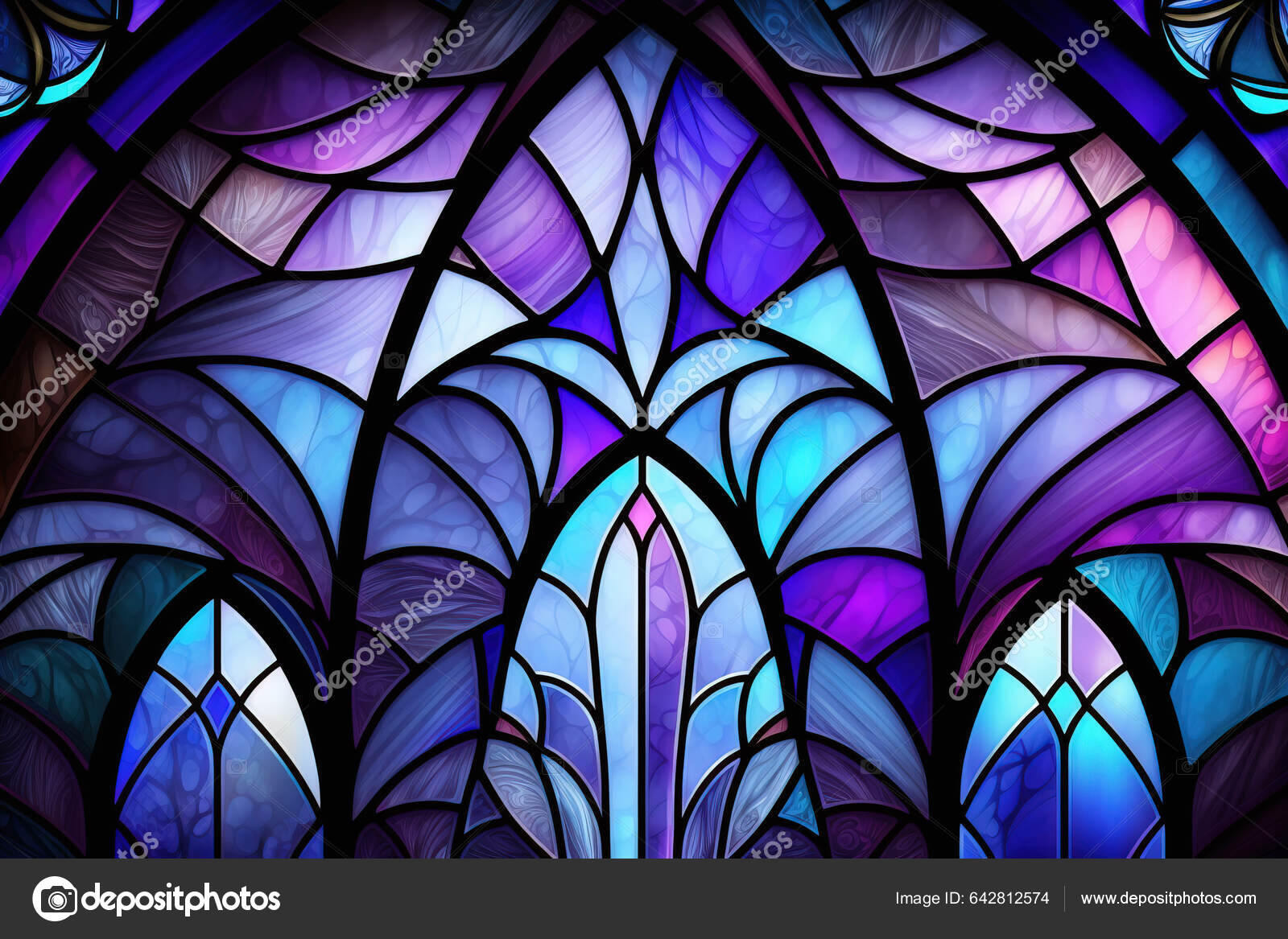 Stained Glass Random Pattern