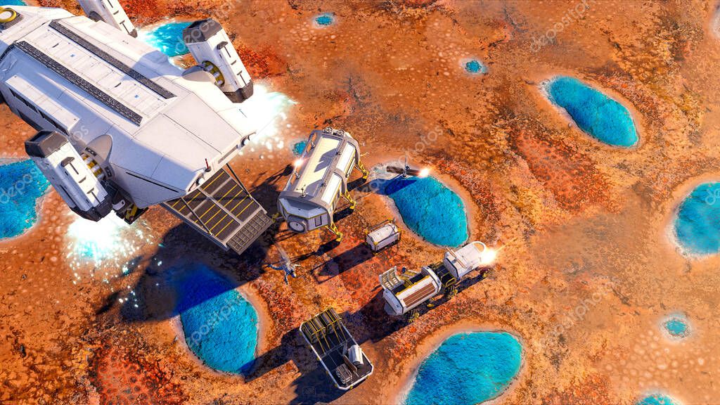 Base espacial. Descubrimientos de nuevos mundos, colonizaciones ...