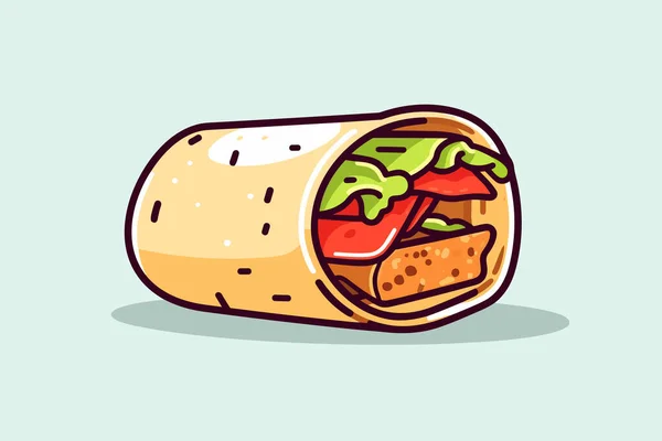100,000 Tortilla wrap cartoon Vector Images | Depositphotos