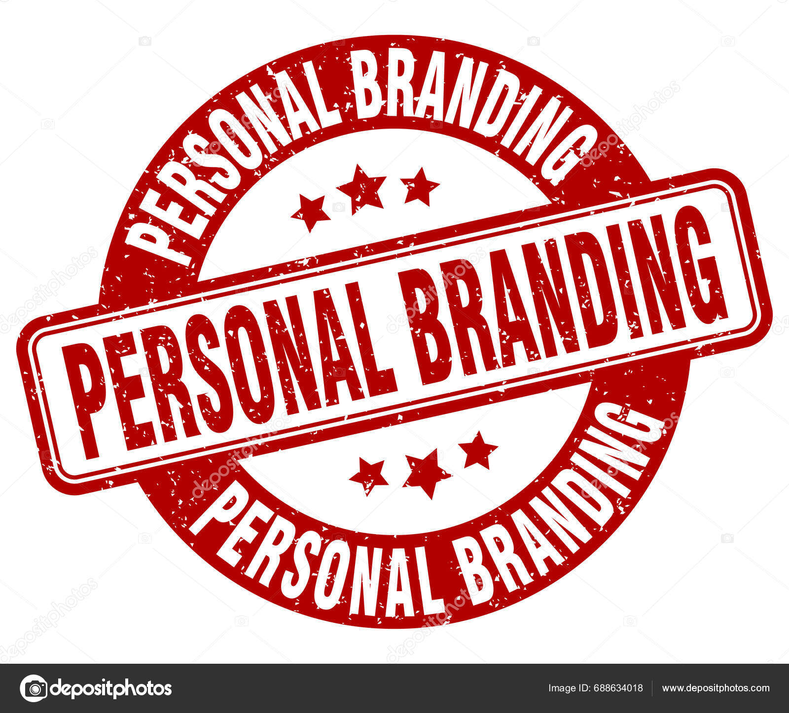 Personal Branding Stamp Personal Branding Sign Grunge Label Stock ...