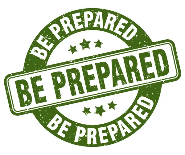 Prepared Stamp Prepared Sign Label Transparent Background Stock Vector ...