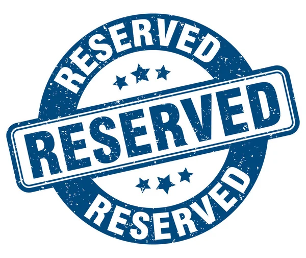 Reserved sign Vector Images | Depositphotos