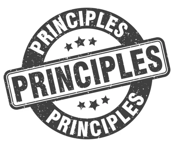 Principles Stamp Principles Sign Label Transparent Background Stock ...