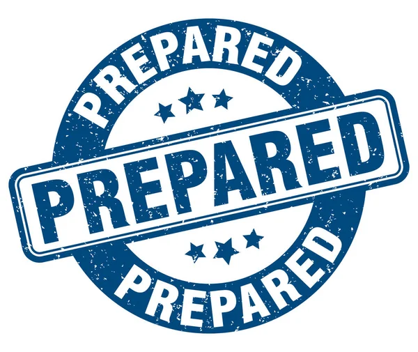 Prepared Stamp Prepared Sign Label Transparent Background Stock Vector ...