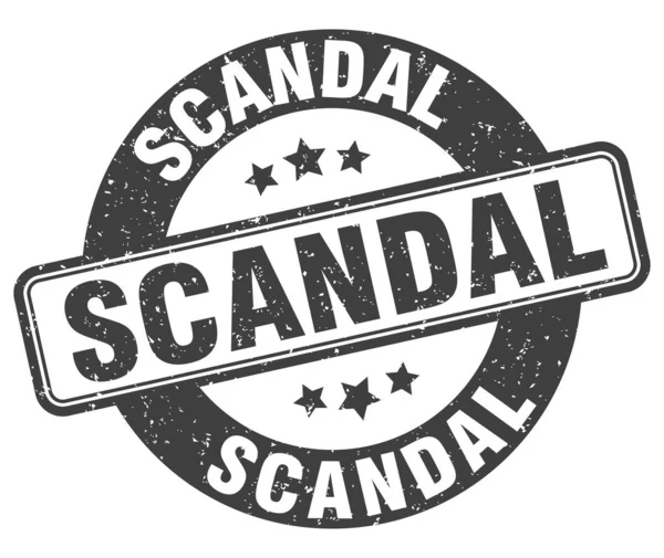 Scandal Stamp Scandal Sign Label Transparent Background Stock Vector by ...