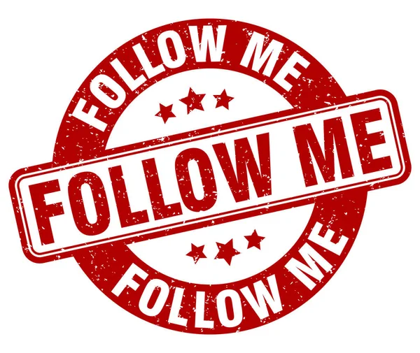 Follow Stamp Follow Sign Label Transparent Background Stock Vector by ...