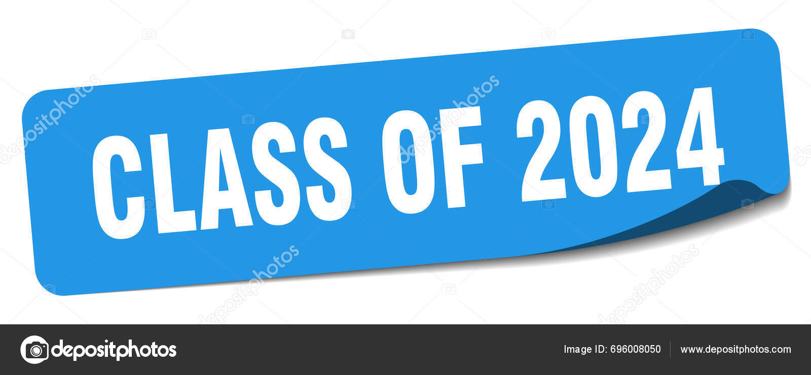 2024 Matrica Osztály Osztály 2024 Téglalap Alakú Címke Elszigetelt ...